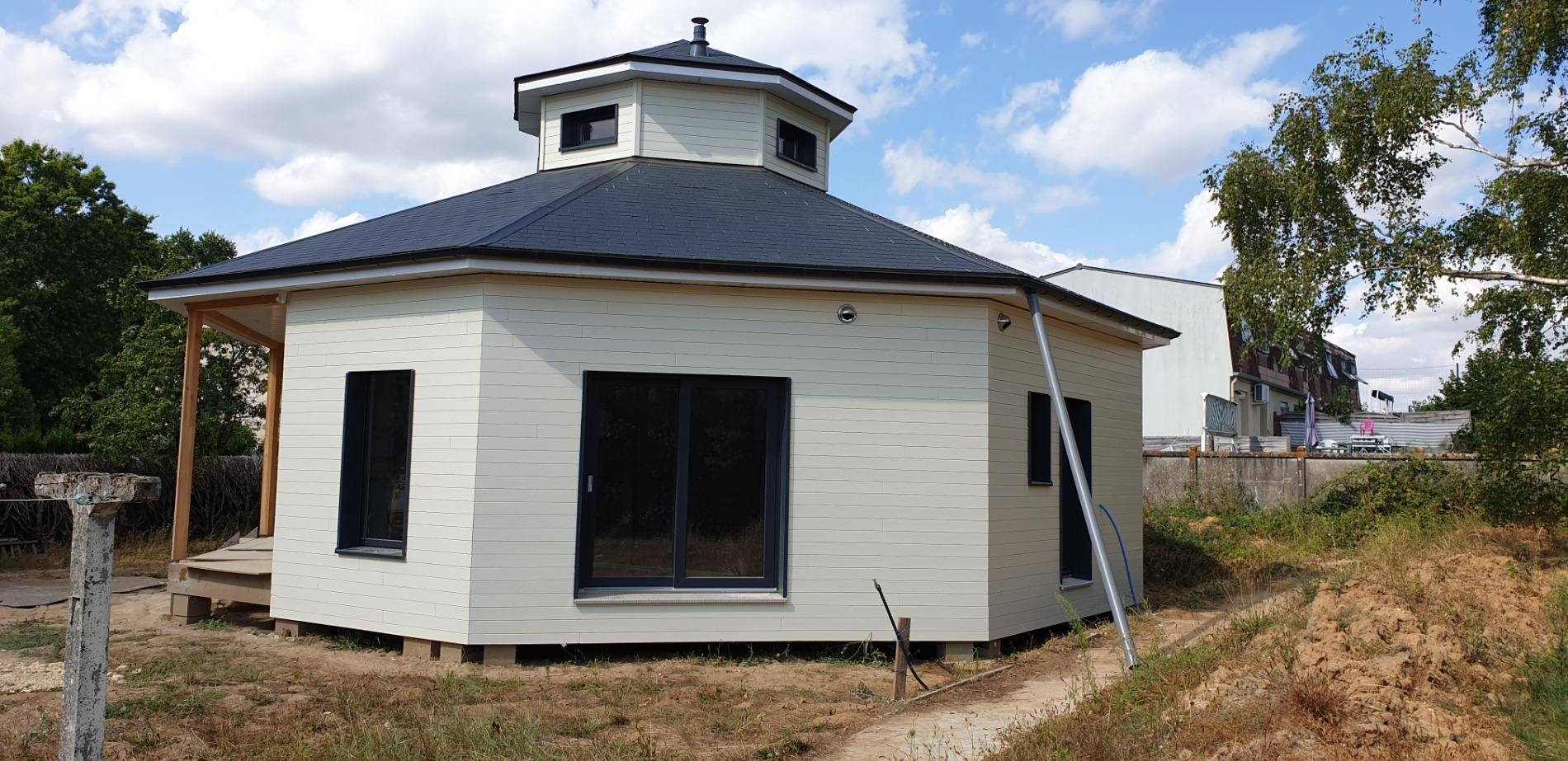 Maison octogonale chouzy sur cisse - Maisons Bois 2F